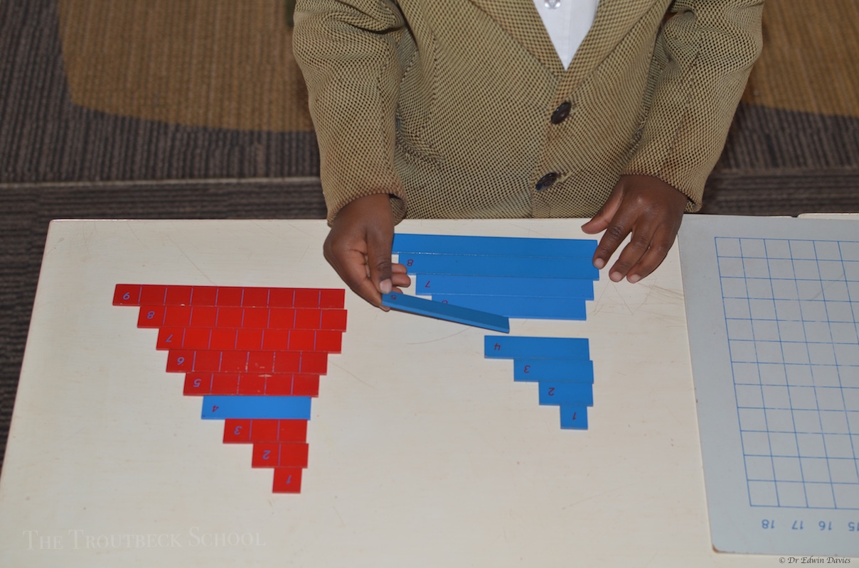 The Montessori strip addition board | The Troutbeck School